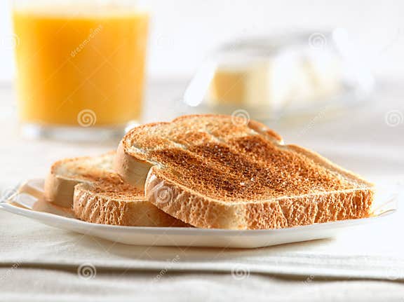 Pile of Toast for Breakfast Stock Photo - Image of american, tasty ...