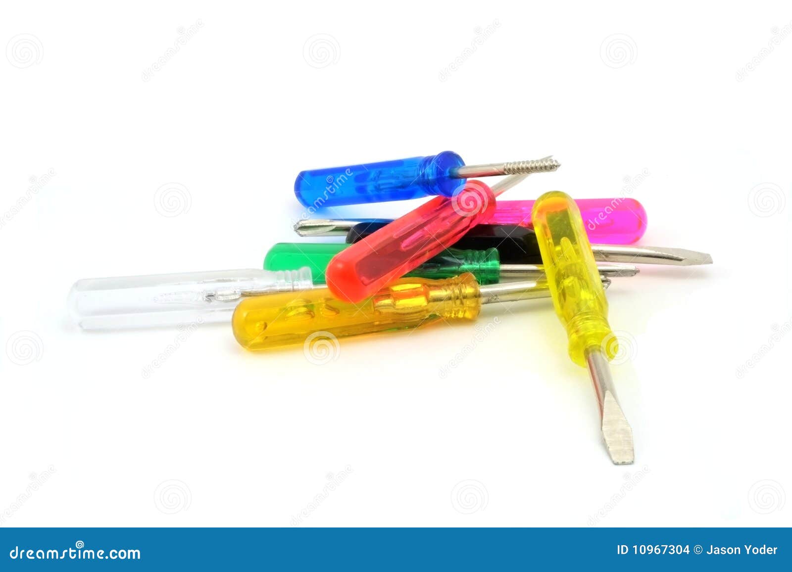 Pile of Tools stock photo. Image of rainbow, repair, blue - 10967304