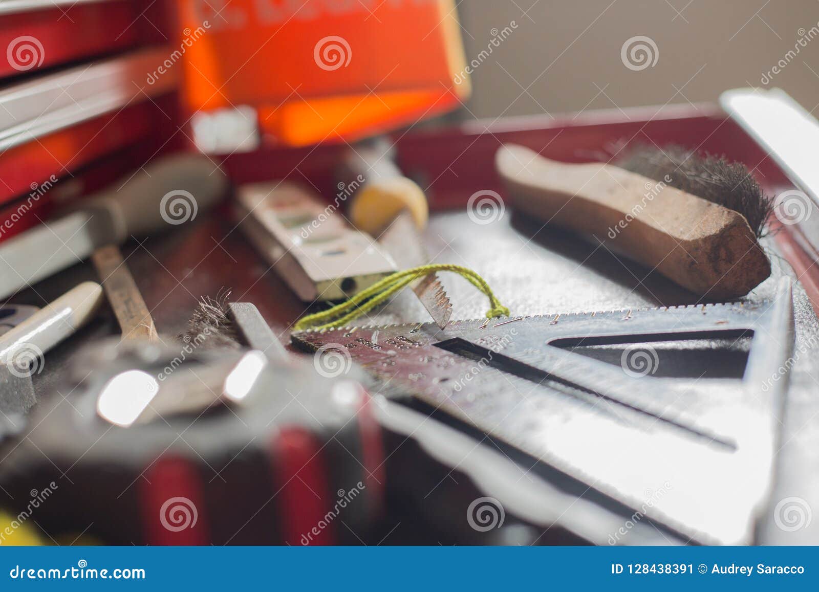 A pile of tools. stock image. Image of metallic, household - 128438391