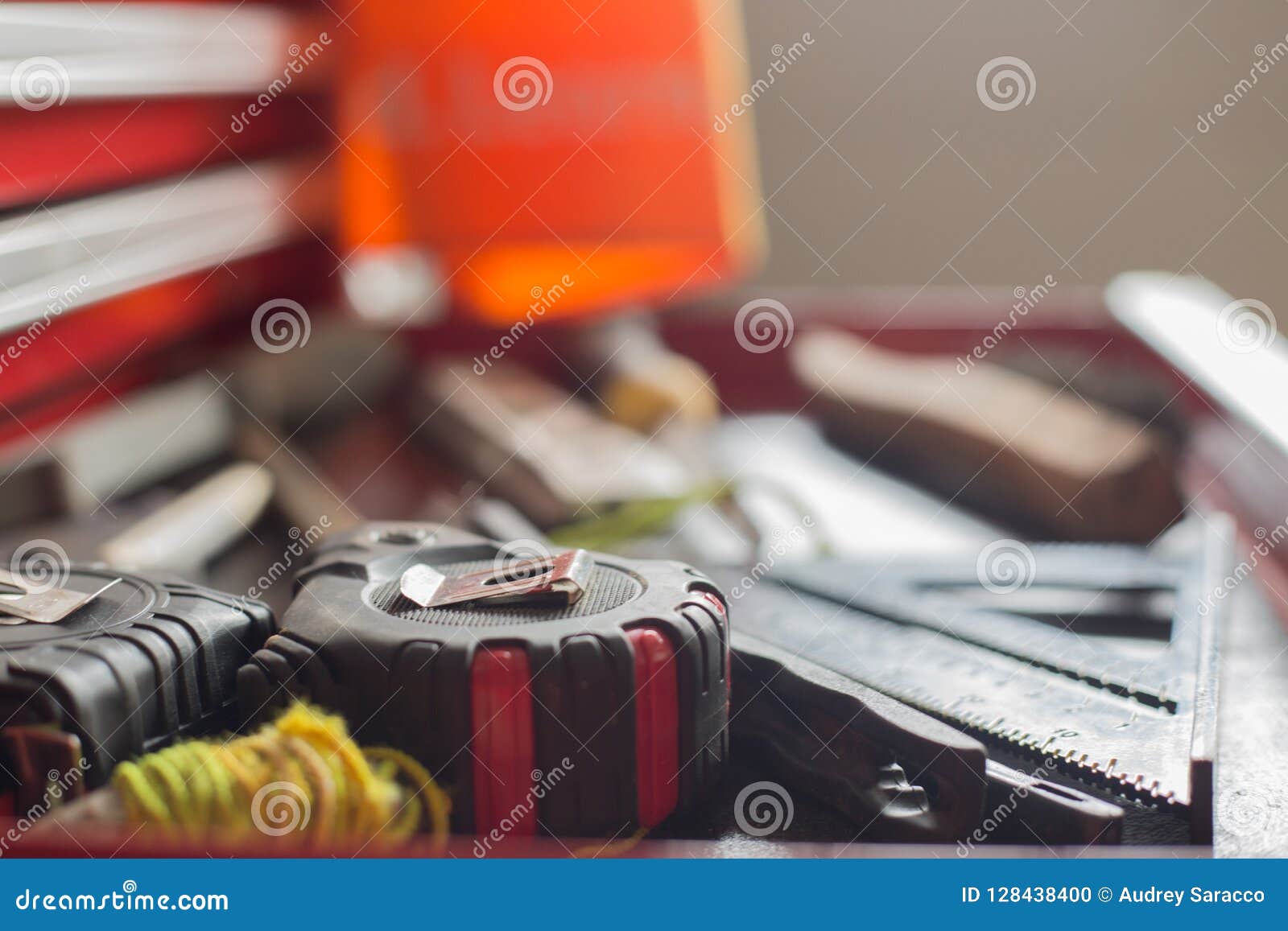 A pile of tools. stock photo. Image of change, repairman - 128438400