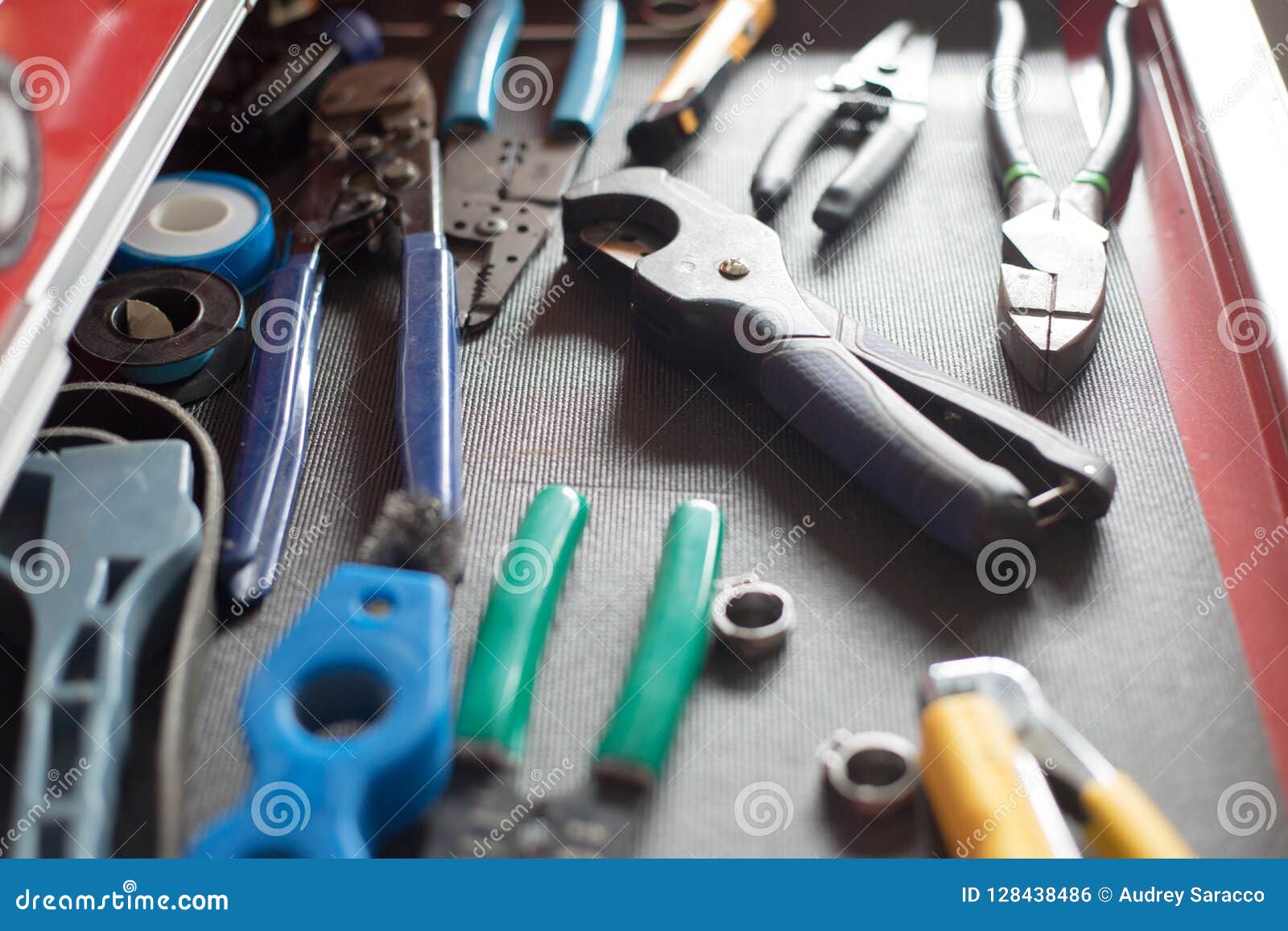 A pile of tools stock photo. Image of adjustable, pliers - 128438486