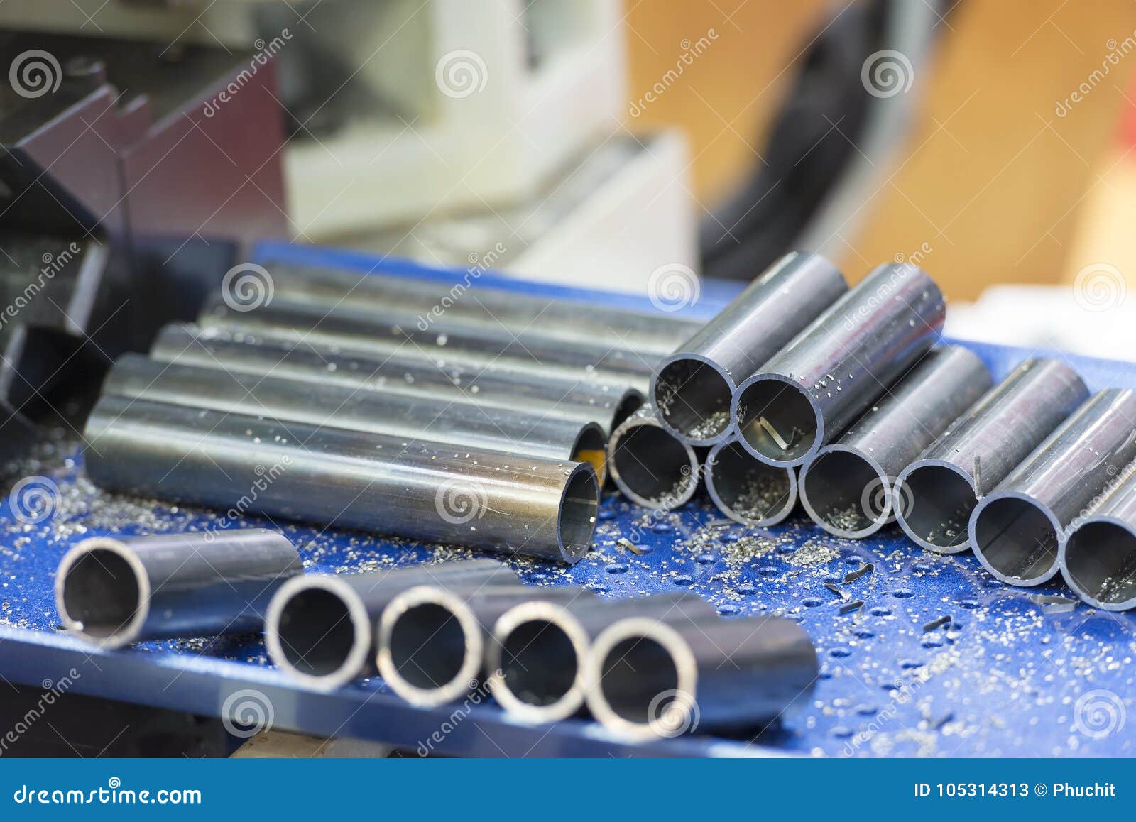 The Pile of Tube or Pipe Raw Material Stock Image - Image of ...