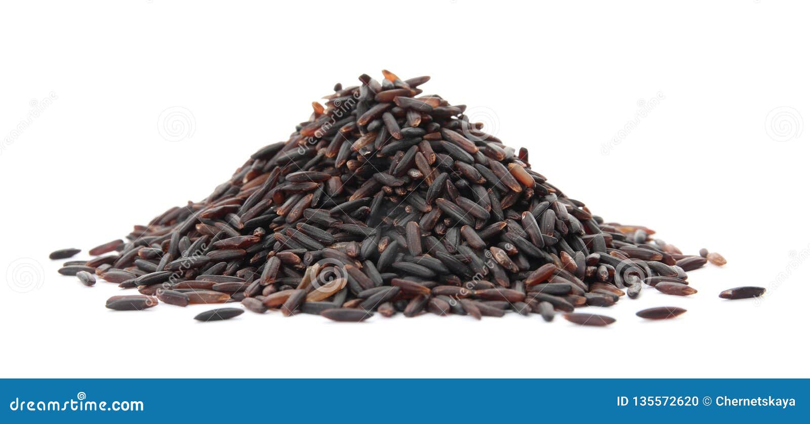 Pile of Uncooked Black Rice Stock Photo - Image of rice, meal: 135572620