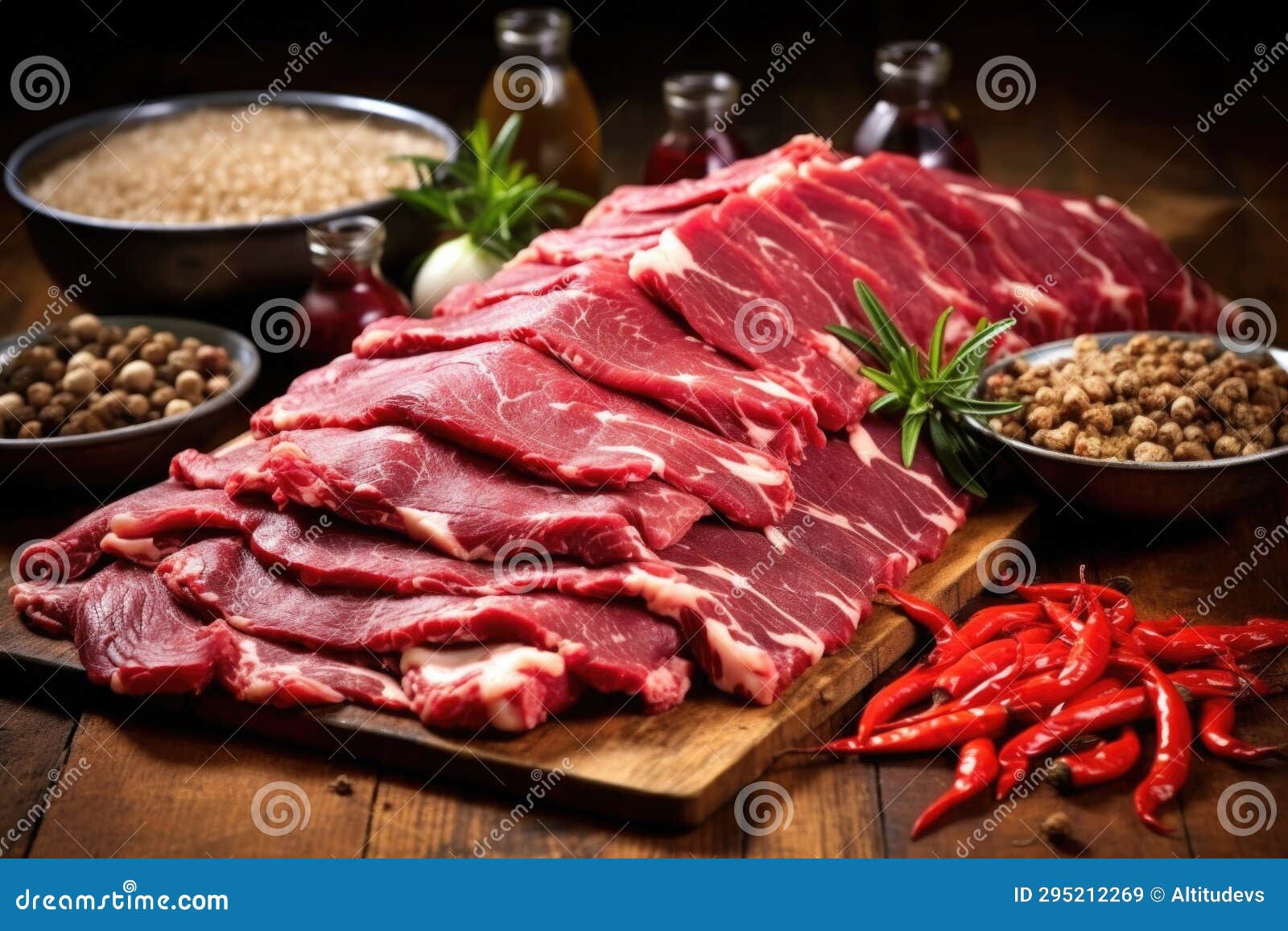 Pile of Uncooked Meat Ready for Argentinian Asado Stock Image - Image ...