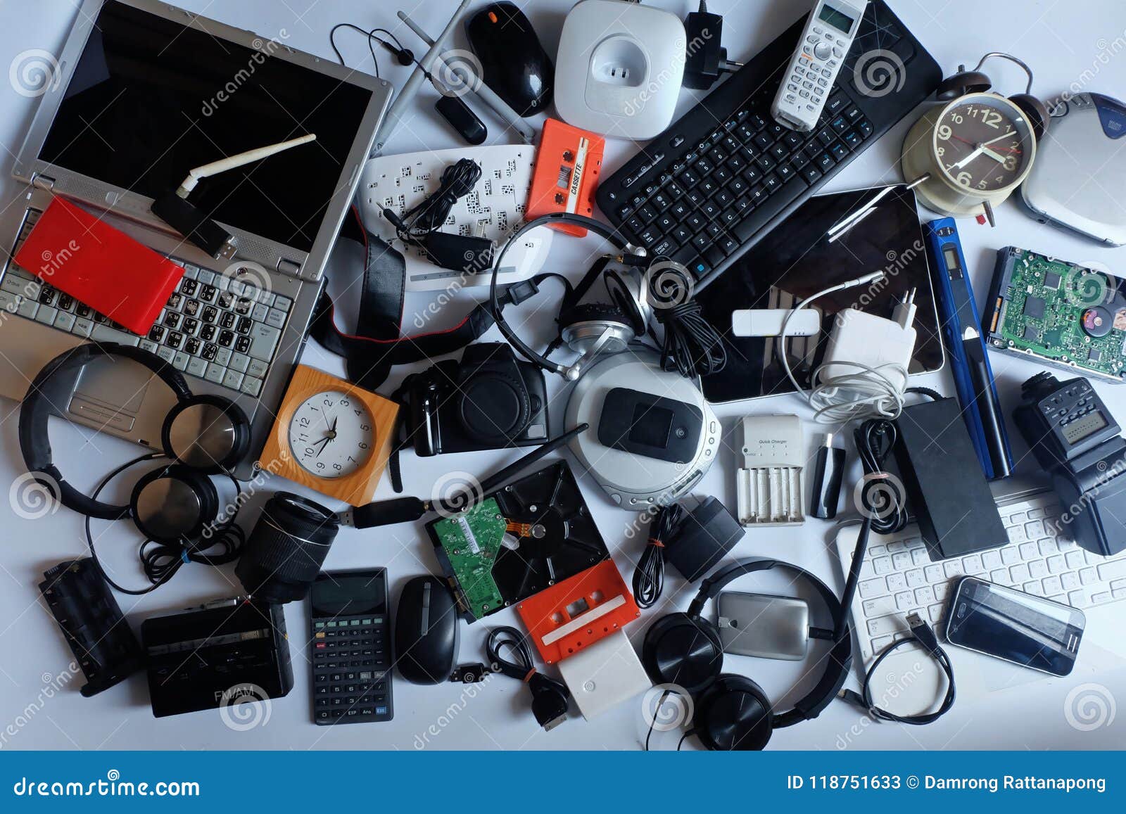 Pile Of Electronic Waste Pile Of Electronic Waste