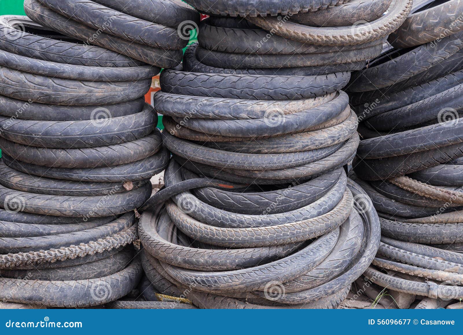 Pile of Used Mountain Bike Tires Stock Image - Image of motor ...