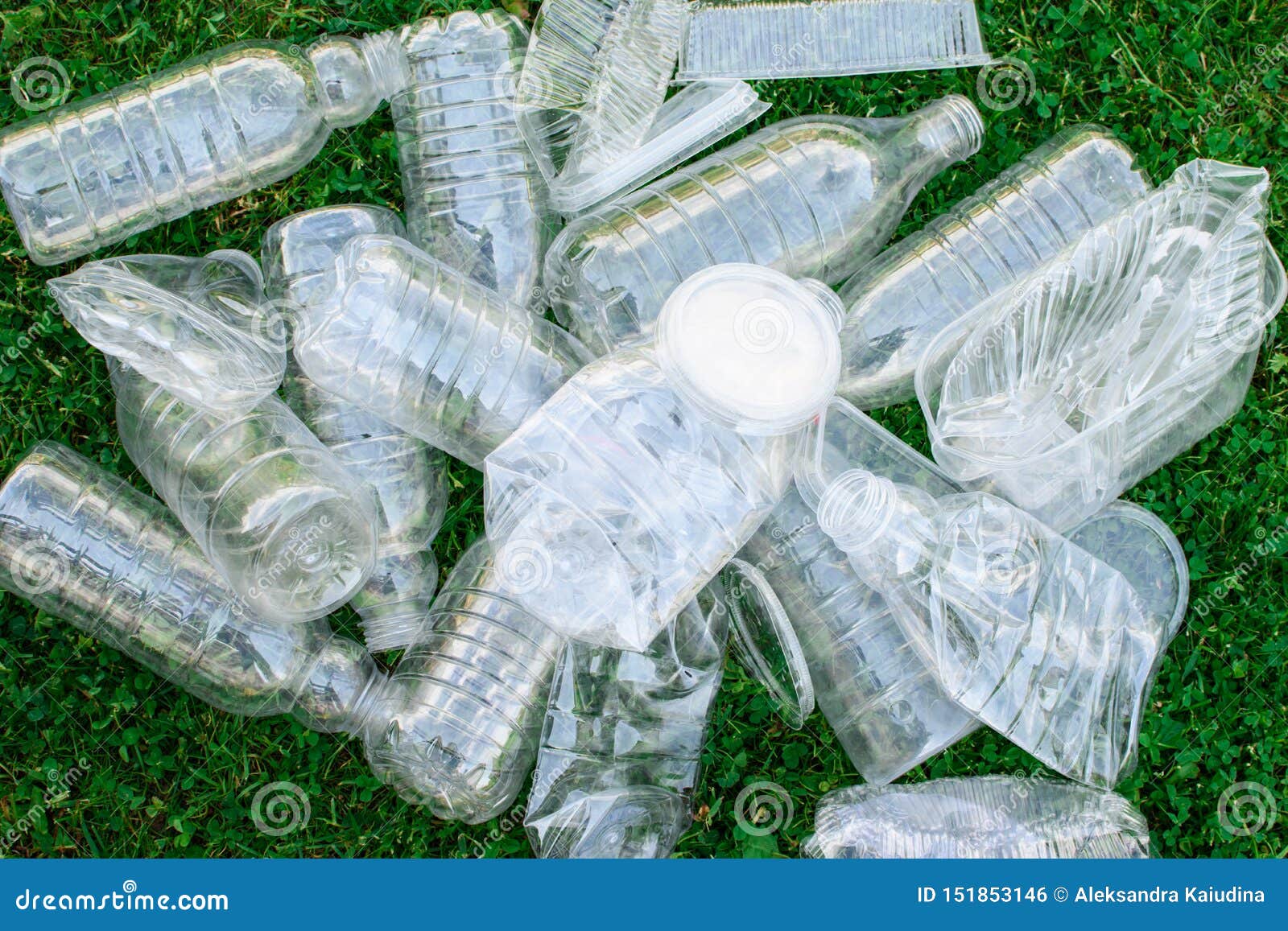 Pile of Used Plastic Bottles. Stock Photo - Image of conservation ...