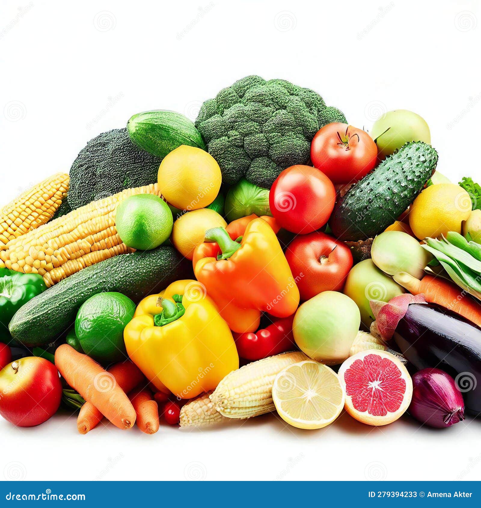 A pile of vegetables stock illustration. Illustration of plant - 279394233