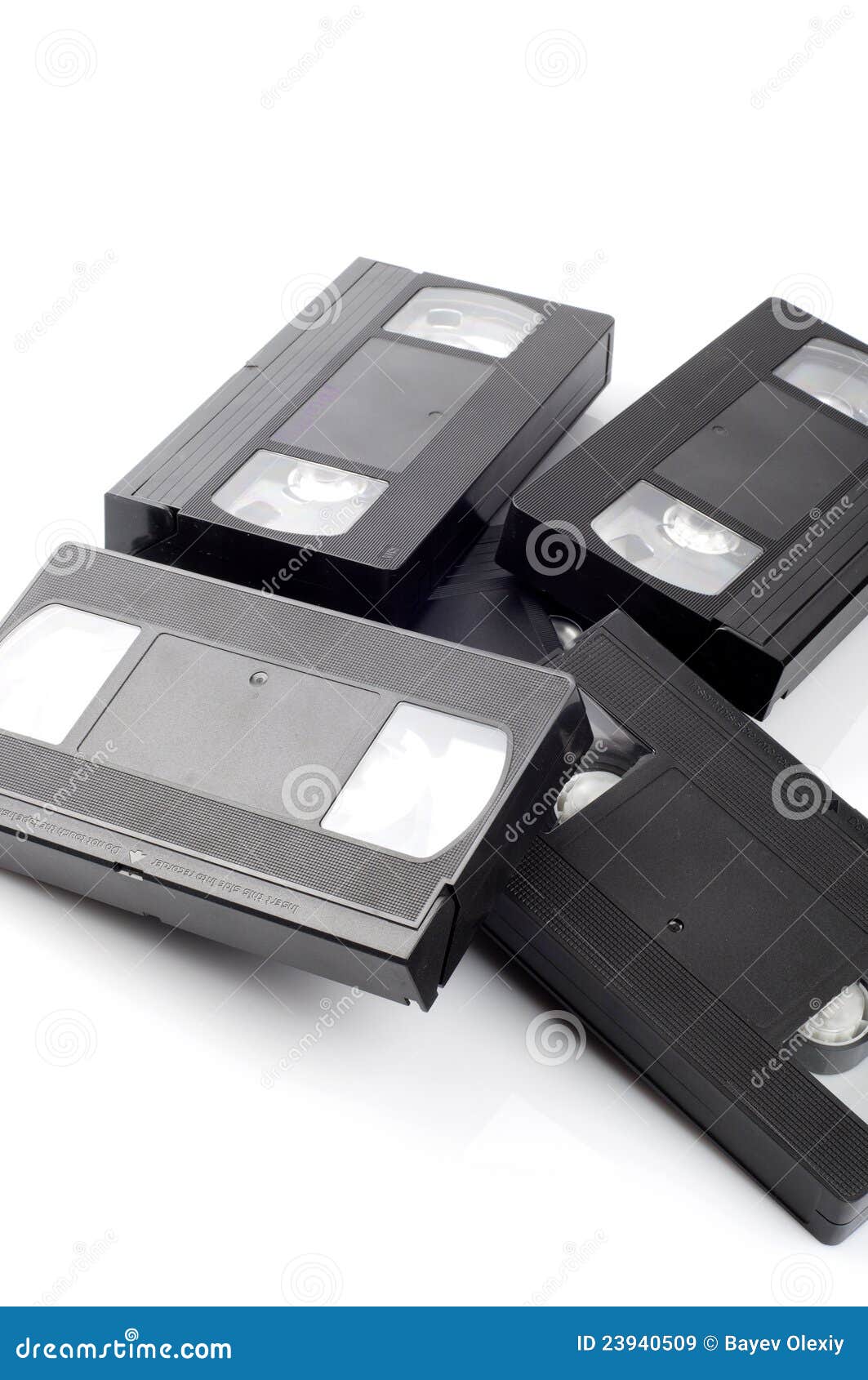 Pile of video cassettes stock image. Image of shot, magnetic - 23940509