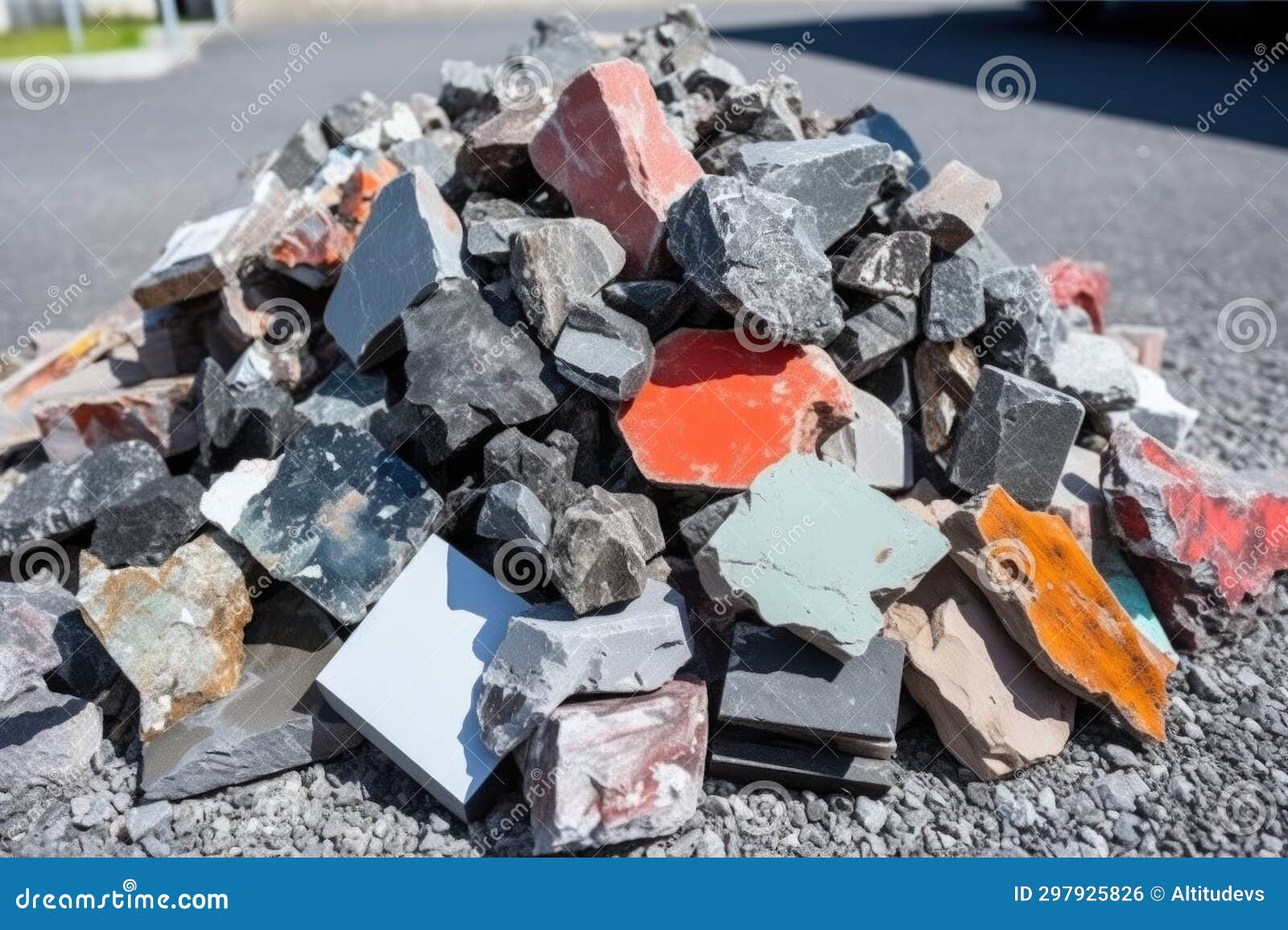 A Pile of Volcanic Rock Samples with Labels Stock Photo - Image of ...