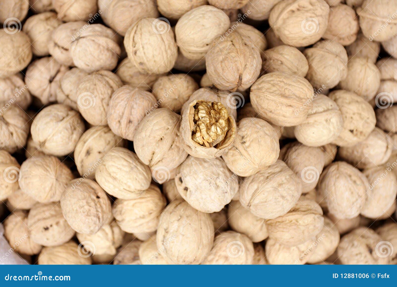 Pile of walnuts stock photo. Image of acid, healthy, close - 12881006