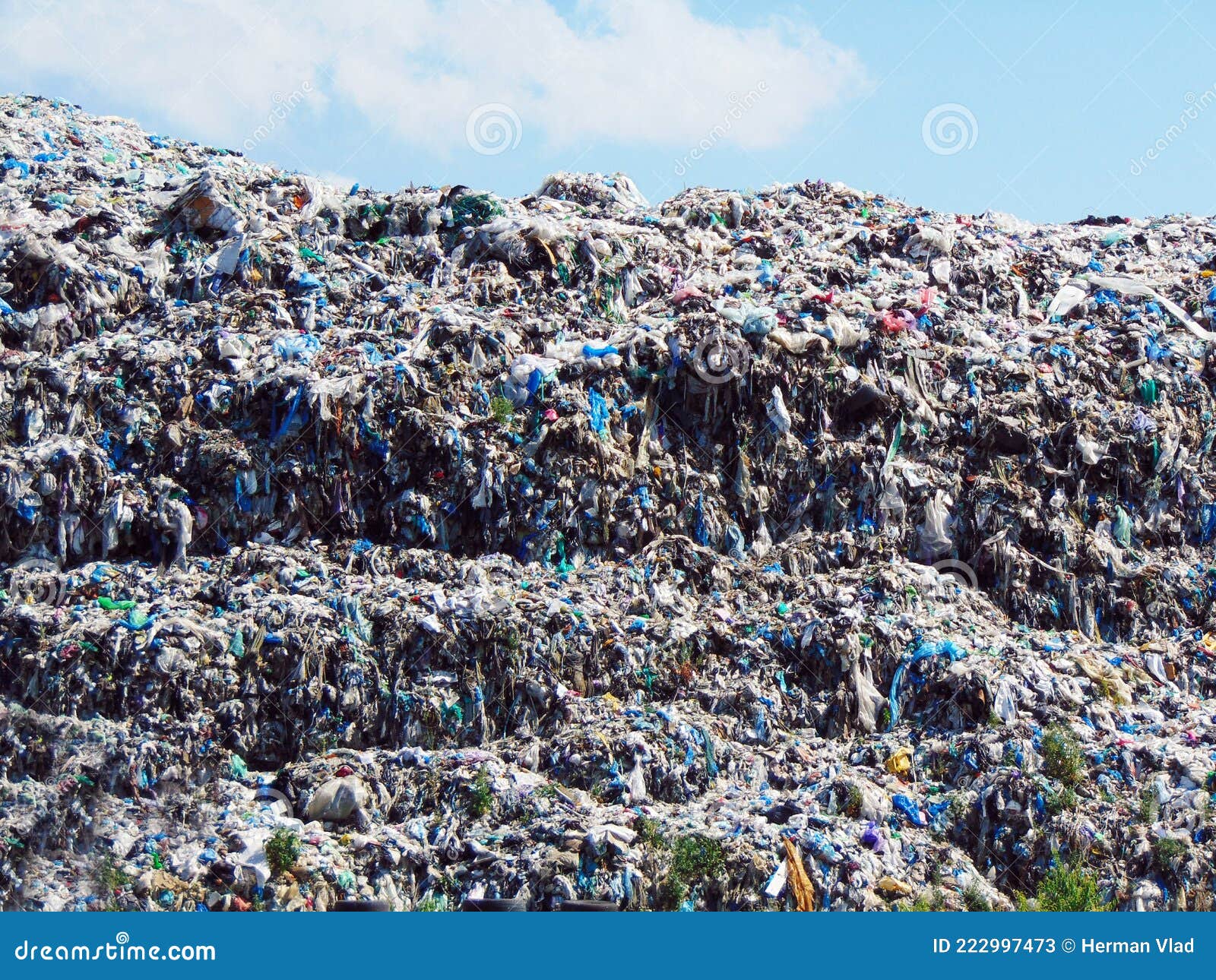 Pile of waste - garbage stock image. Image of environment - 222997473
