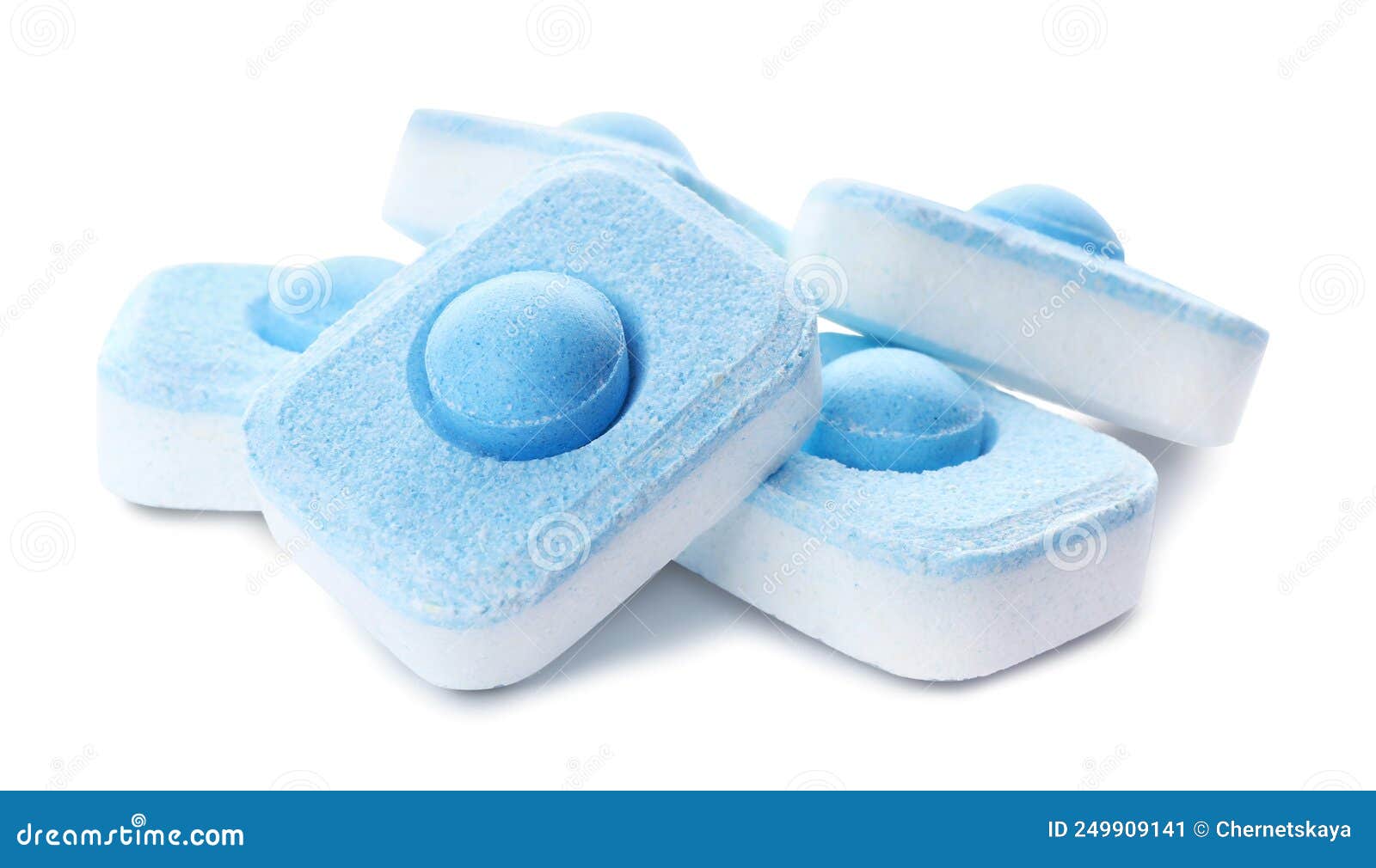 Pile of Water Softener Tablets Isolated on White Stock Image - Image of ...