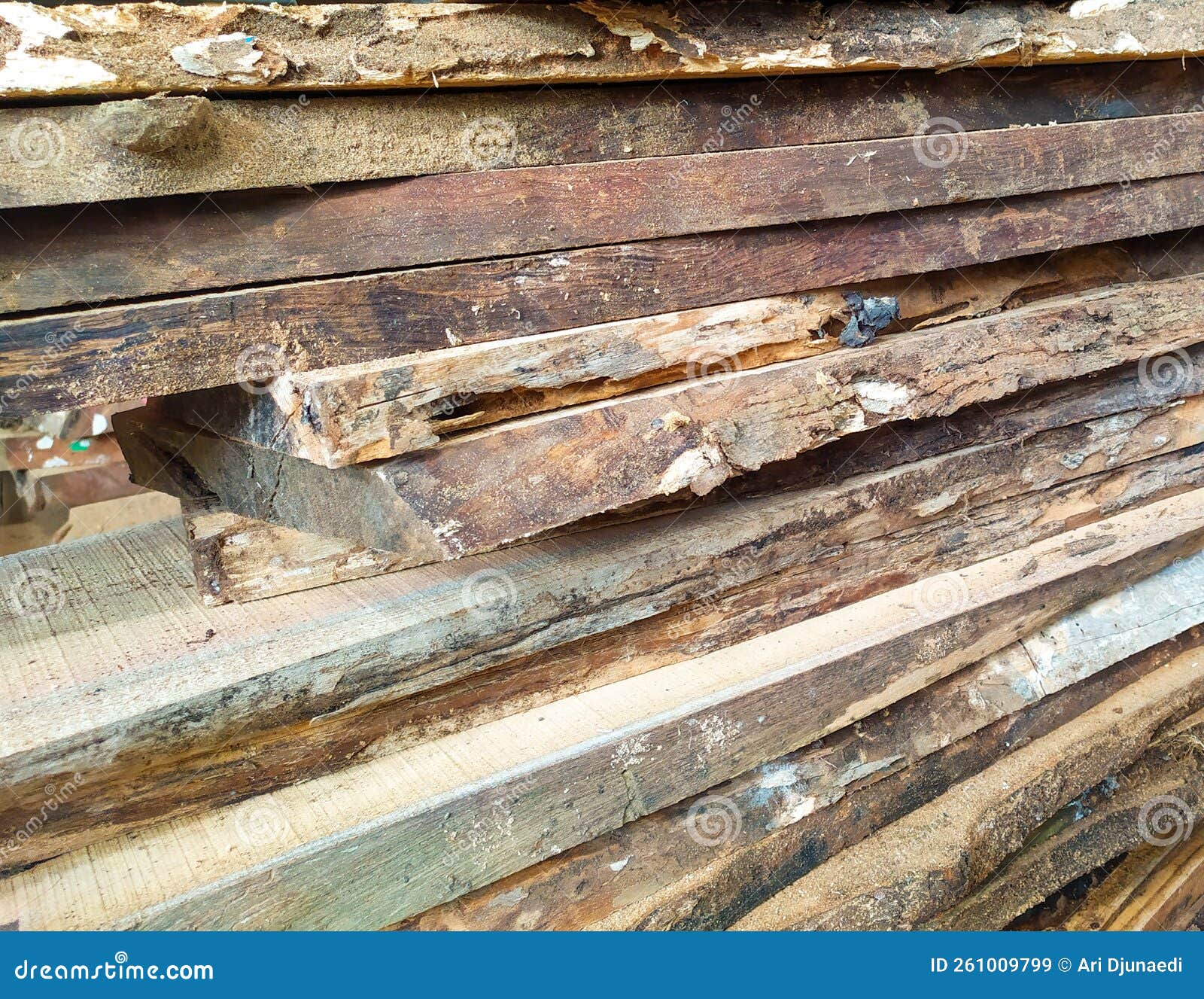 Pile of Weathered Wood Planks Stock Image - Image of weathered, moldy ...