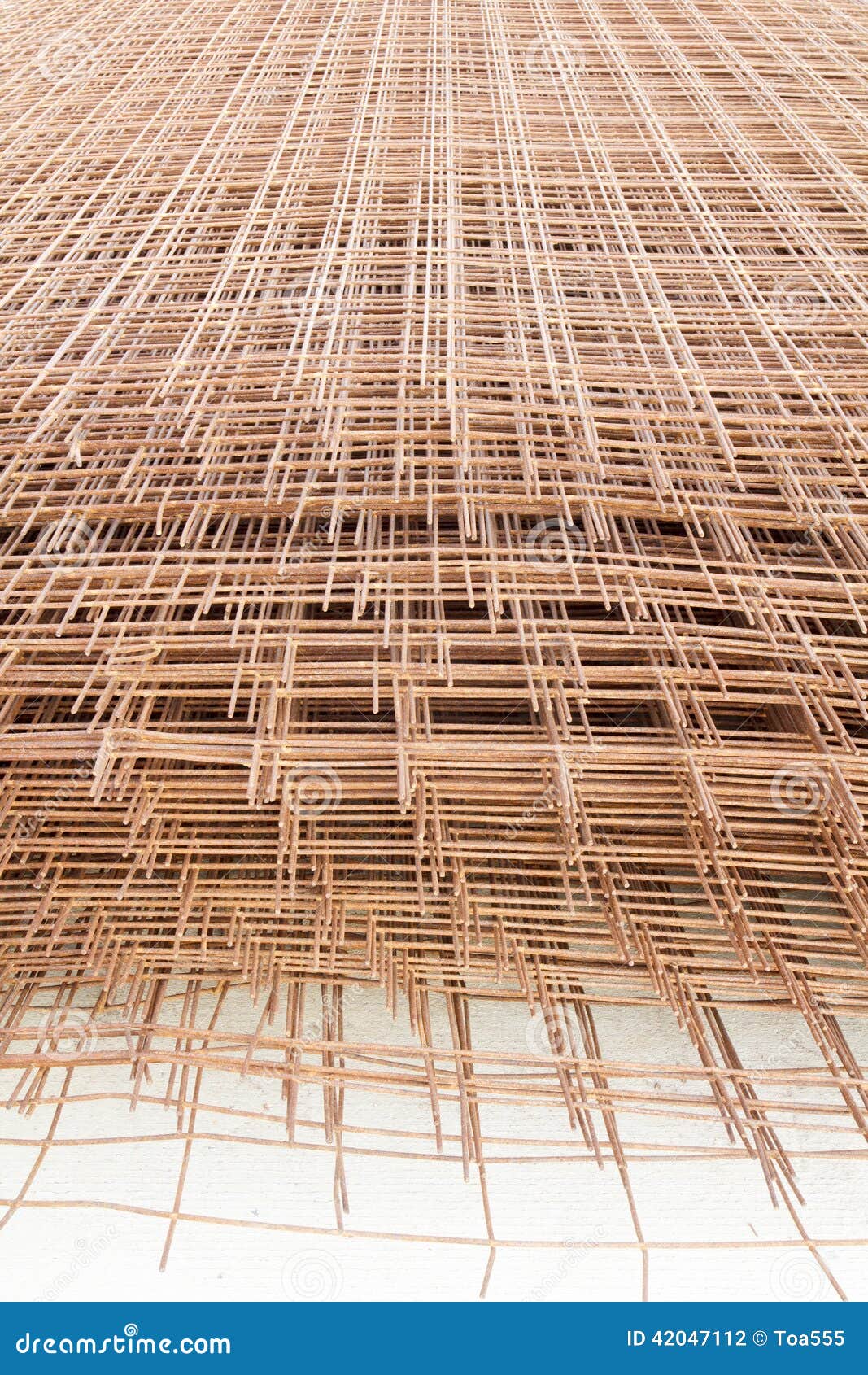BRC Welded Wire Mesh Or BRC Fabric Used As Part Of The Main Structural ...
