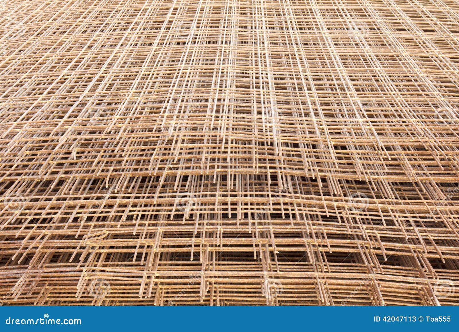 BRC Welded Wire Mesh Or BRC Fabric Used As Part Of The Main Structural ...