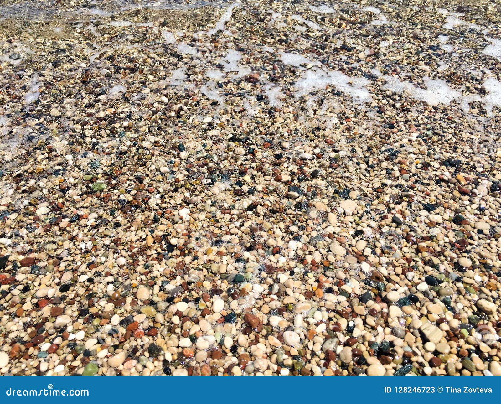 Pile of wet pebbles stock image. Image of nature, irregular - 128246723