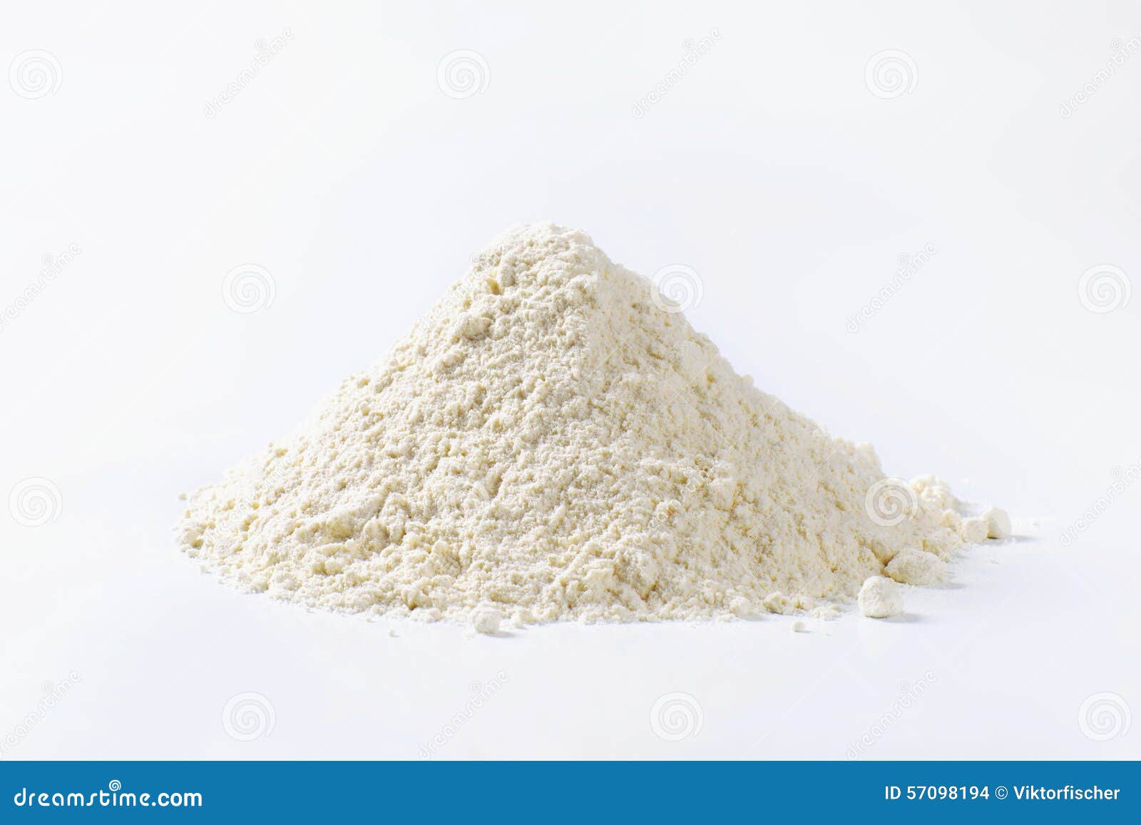 Pile of wheat flour stock photo. Image of grain, plain - 57098194