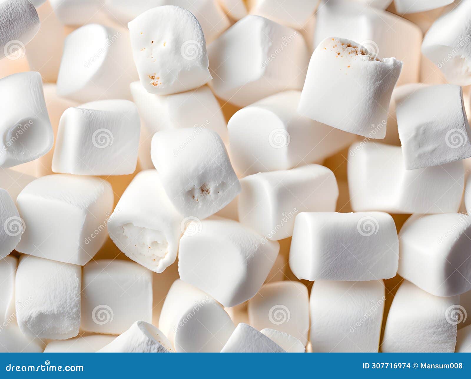 White Marshmallow Cartoon. Marshmallow Character Design ...