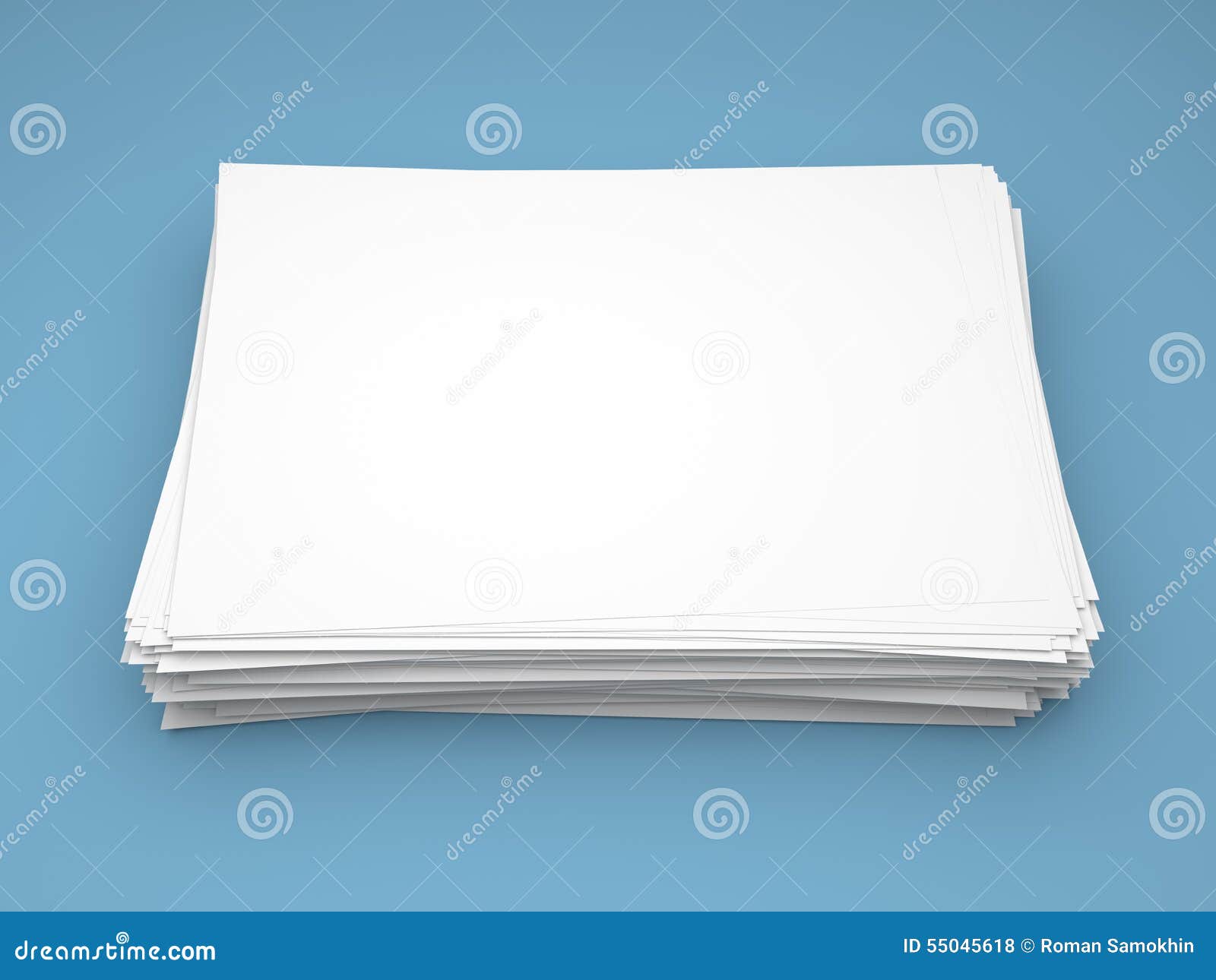 Pile of white paper stock photo. Image of background - 55045618