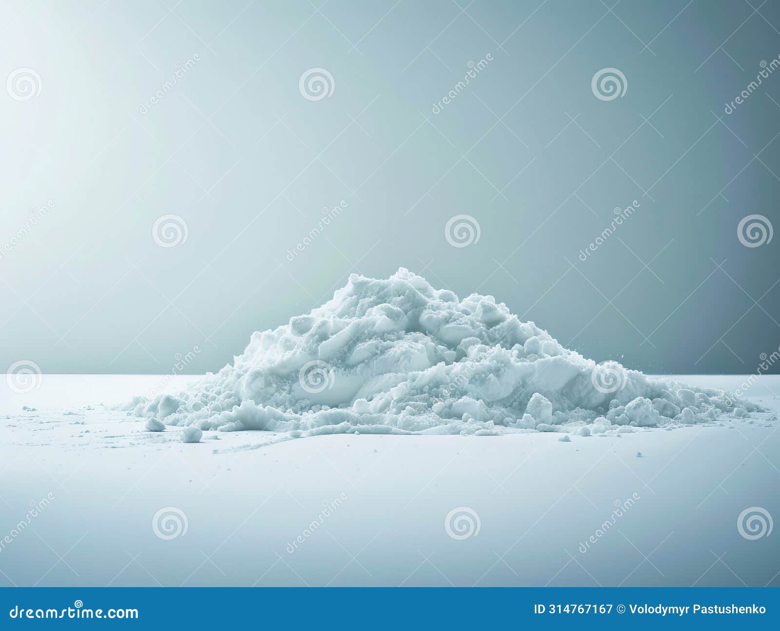 A Pile of White Powder on a Table Stock Image - Image of arctic ...