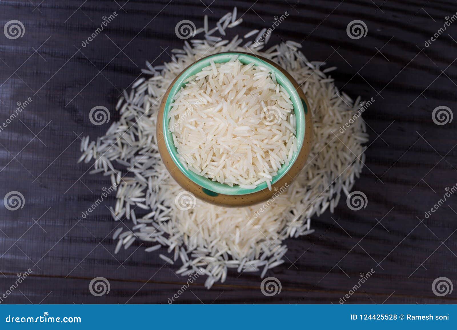 India basmati rice stock photo. Image of closeup, grain - 124425528