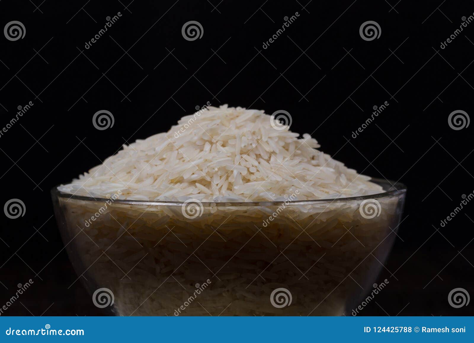 India basmati rice stock photo. Image of food, dinner - 124425788