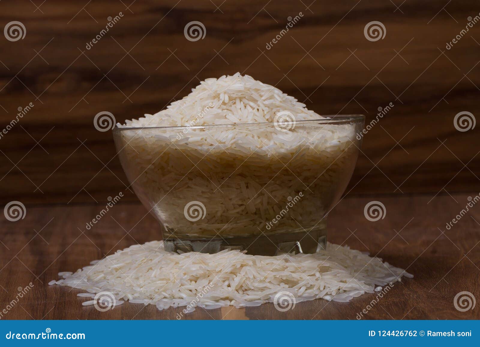 India basmati rice stock photo. Image of grain, asian - 124426762