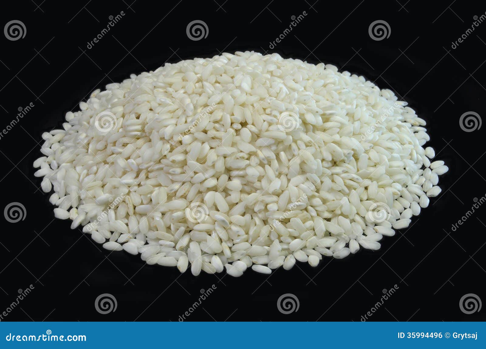 Pile of white rice grains stock photo. Image of details - 35994496