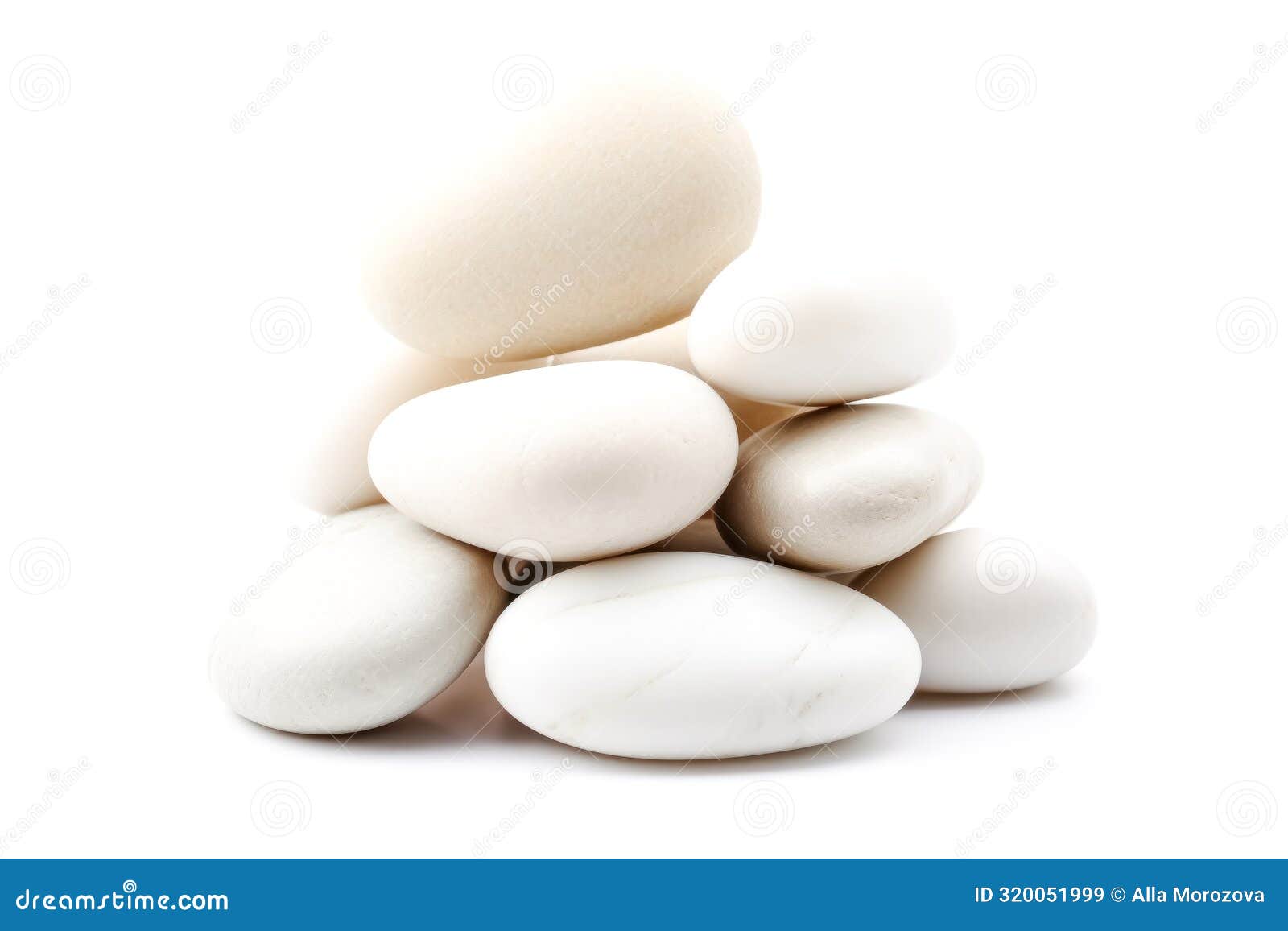 A Pile of White Rocks Stacked on Top of Each Other. Stock Illustration ...