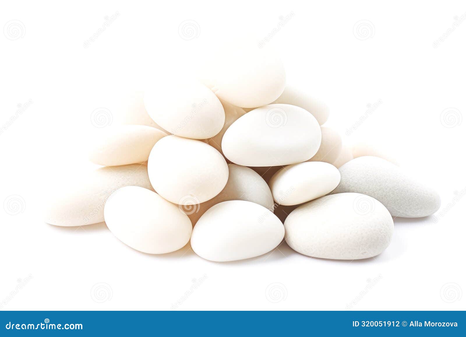 A Pile of White Rocks Stacked on Top of Each Other. Stock Photo - Image ...
