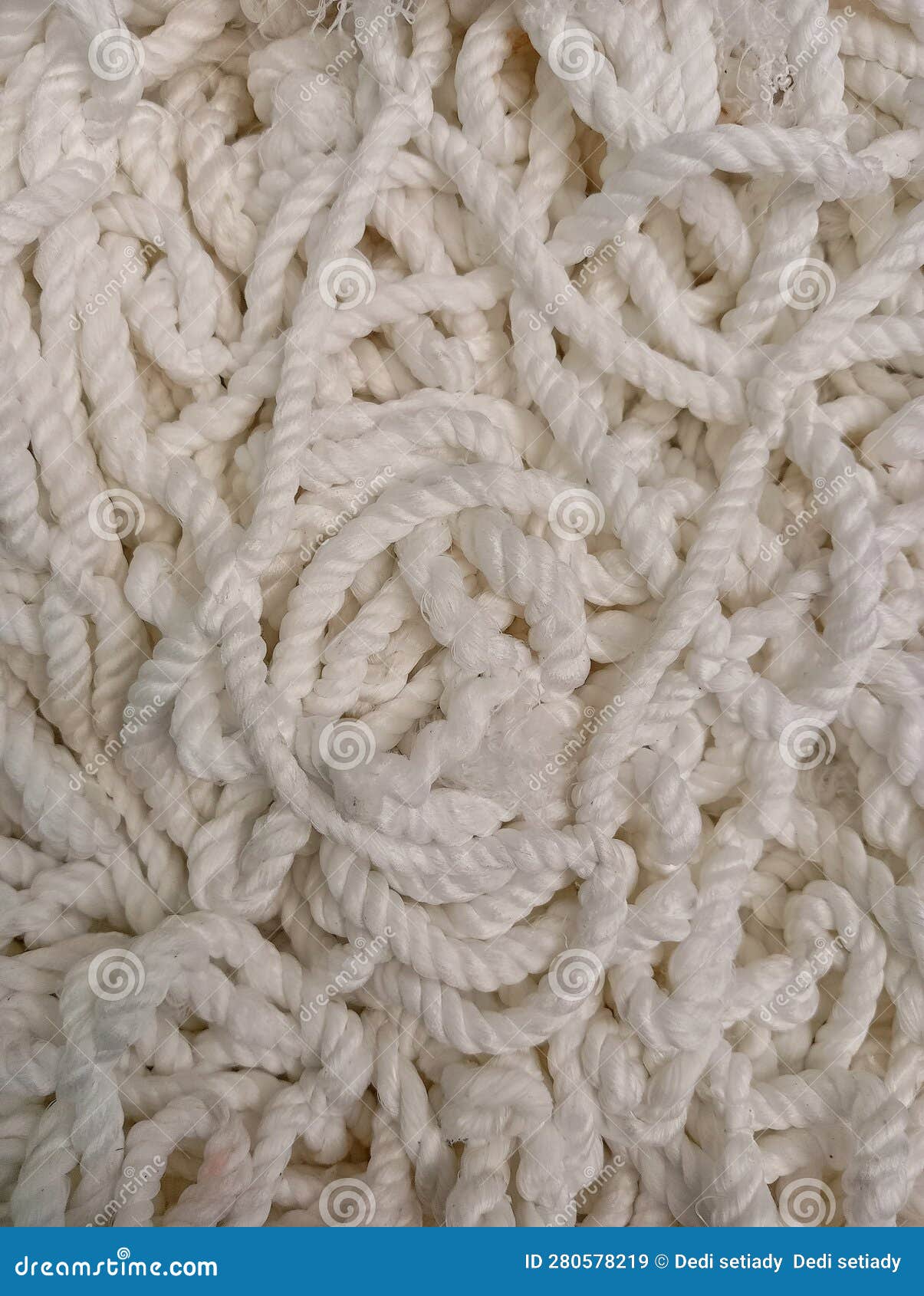 Pile of White Ropes on Abstract Background? Stock Image - Image of ...
