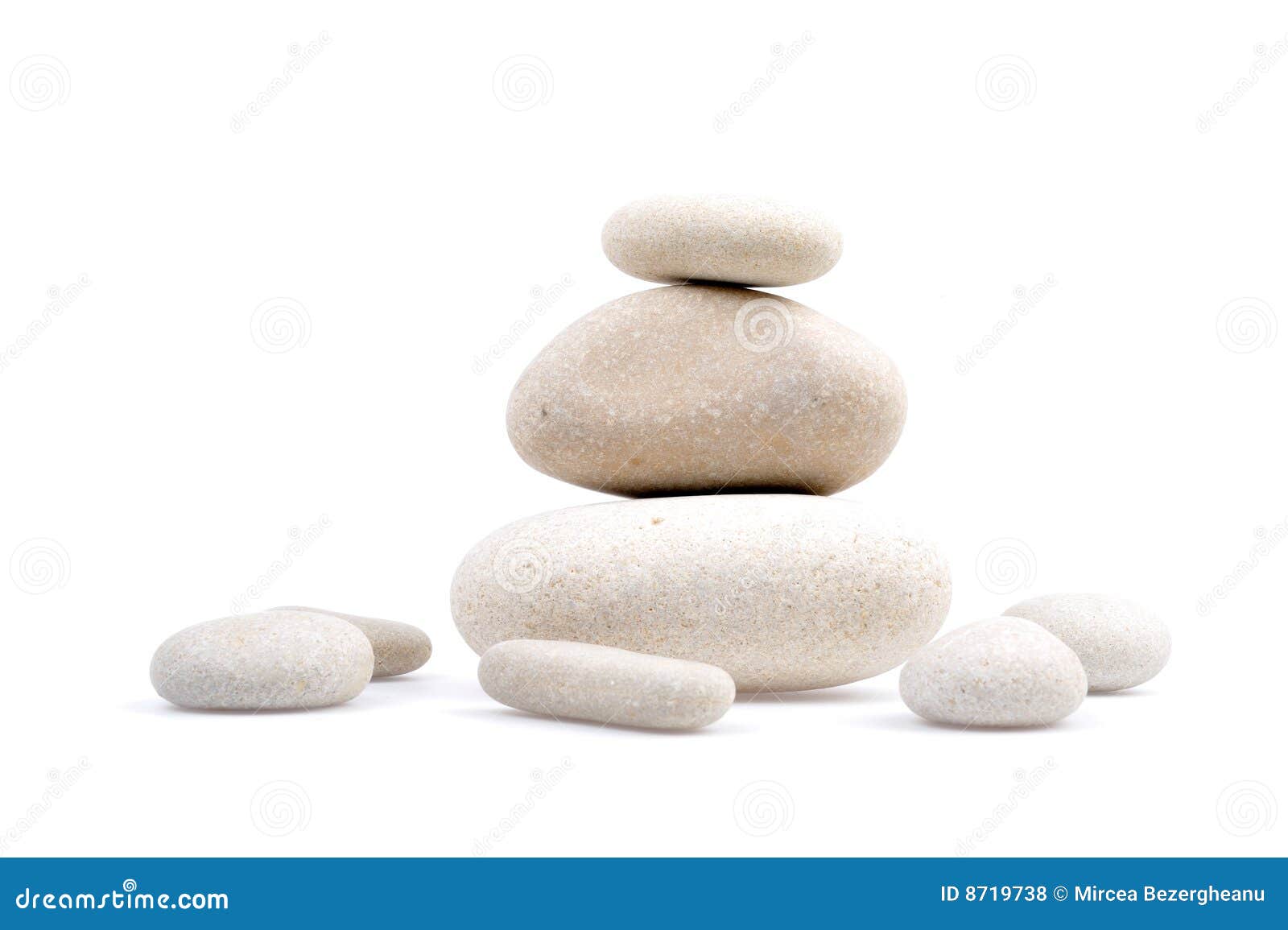 Pile of white stones stock photo. Image of heap, therapy - 8719738