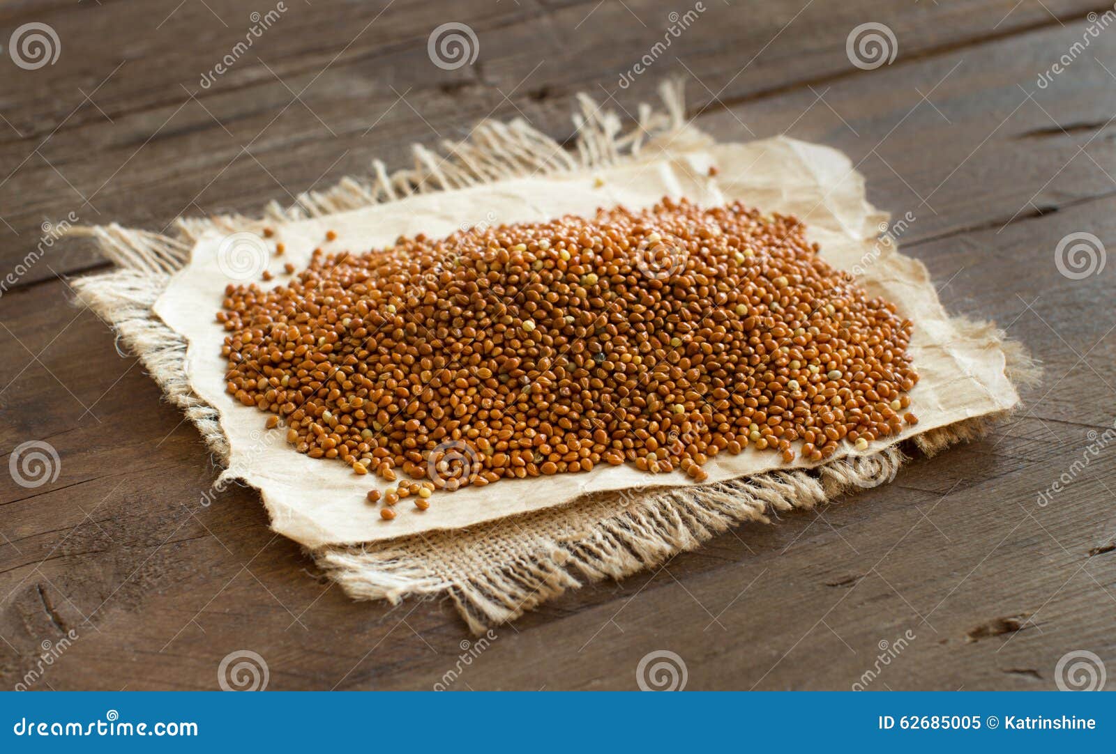 Pile of whole brown millet stock image. Image of fiber - 62685005