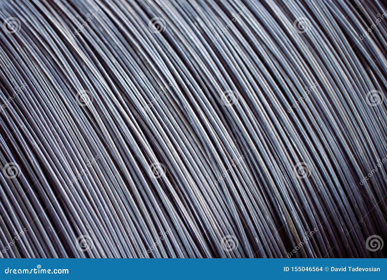 Pile of Wire Rod or Coil for Industrial Usage. Stock Photo - Image of ...
