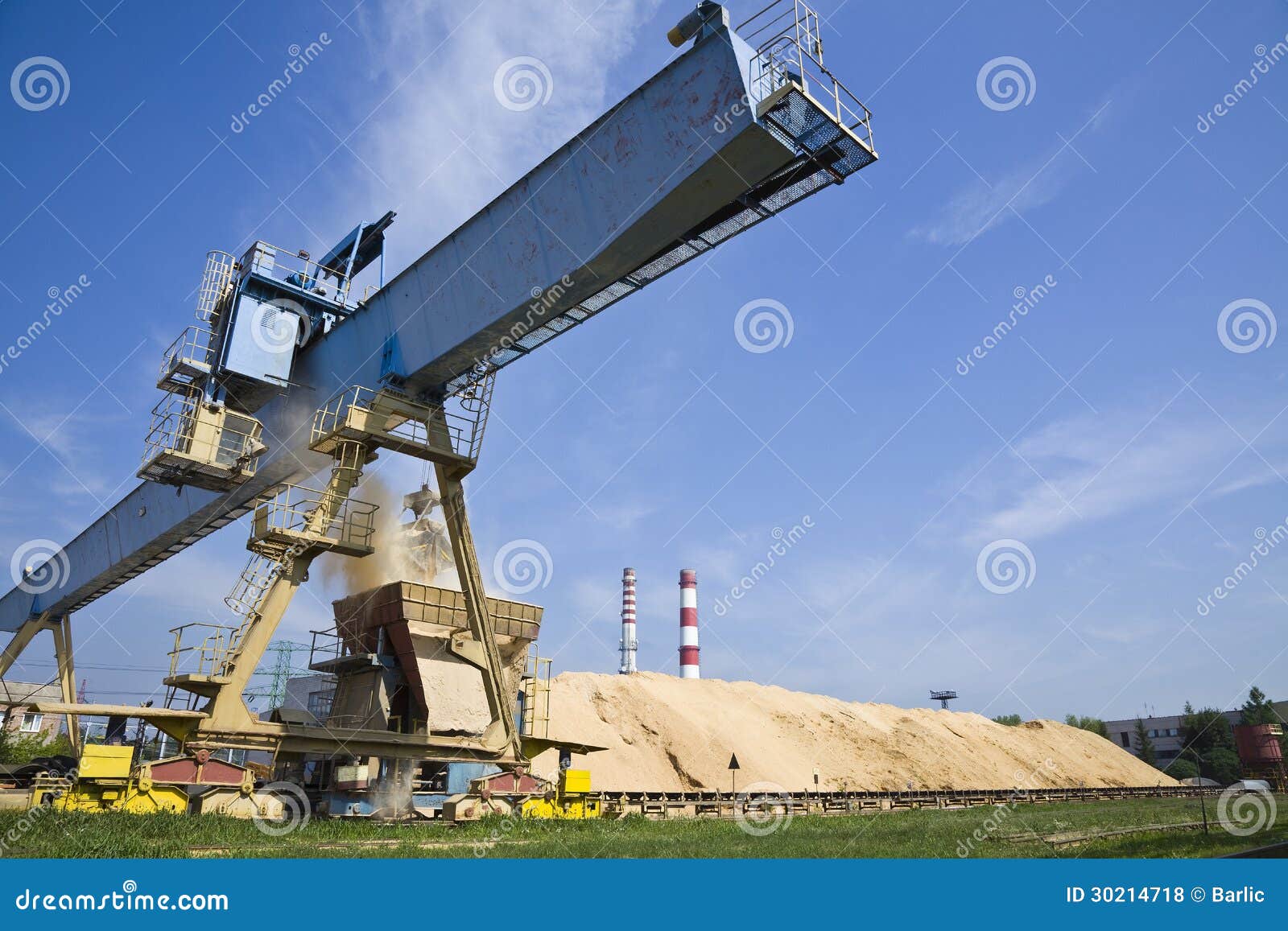 Biomass in power plant stock photo. Image of wooden, lumber - 30214718