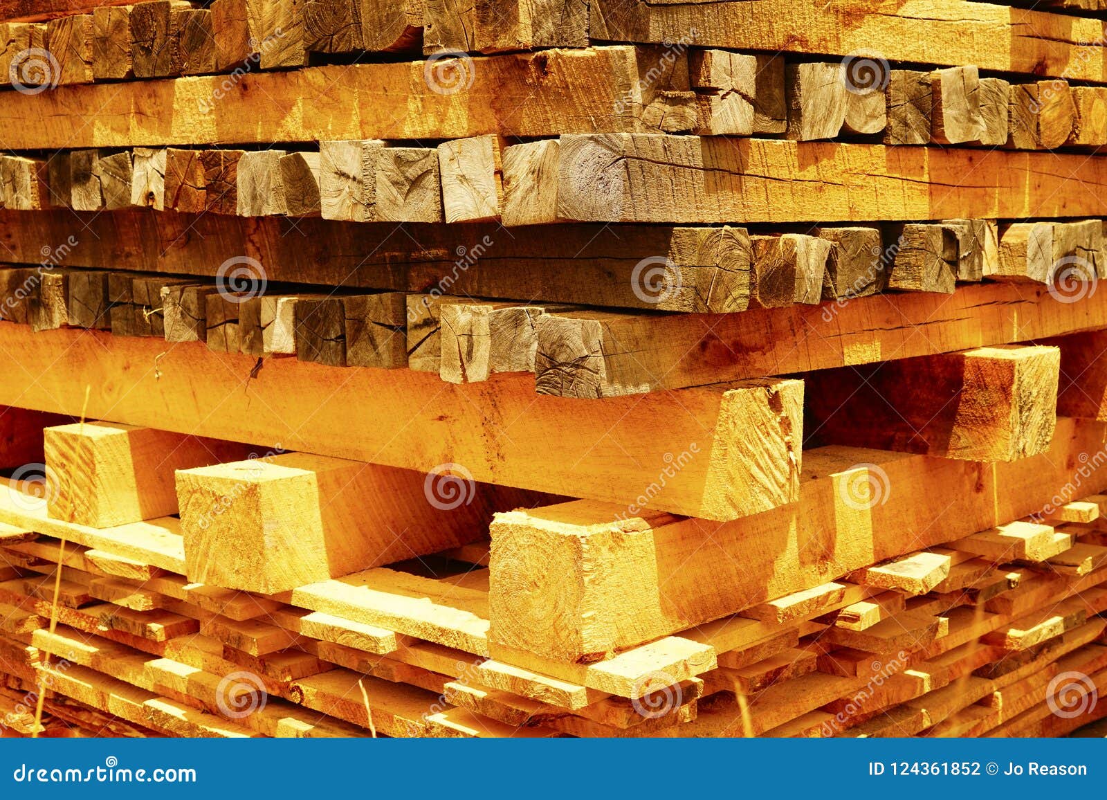 Wood in a stack stock photo. Image of stack, wood, stacked - 124361852
