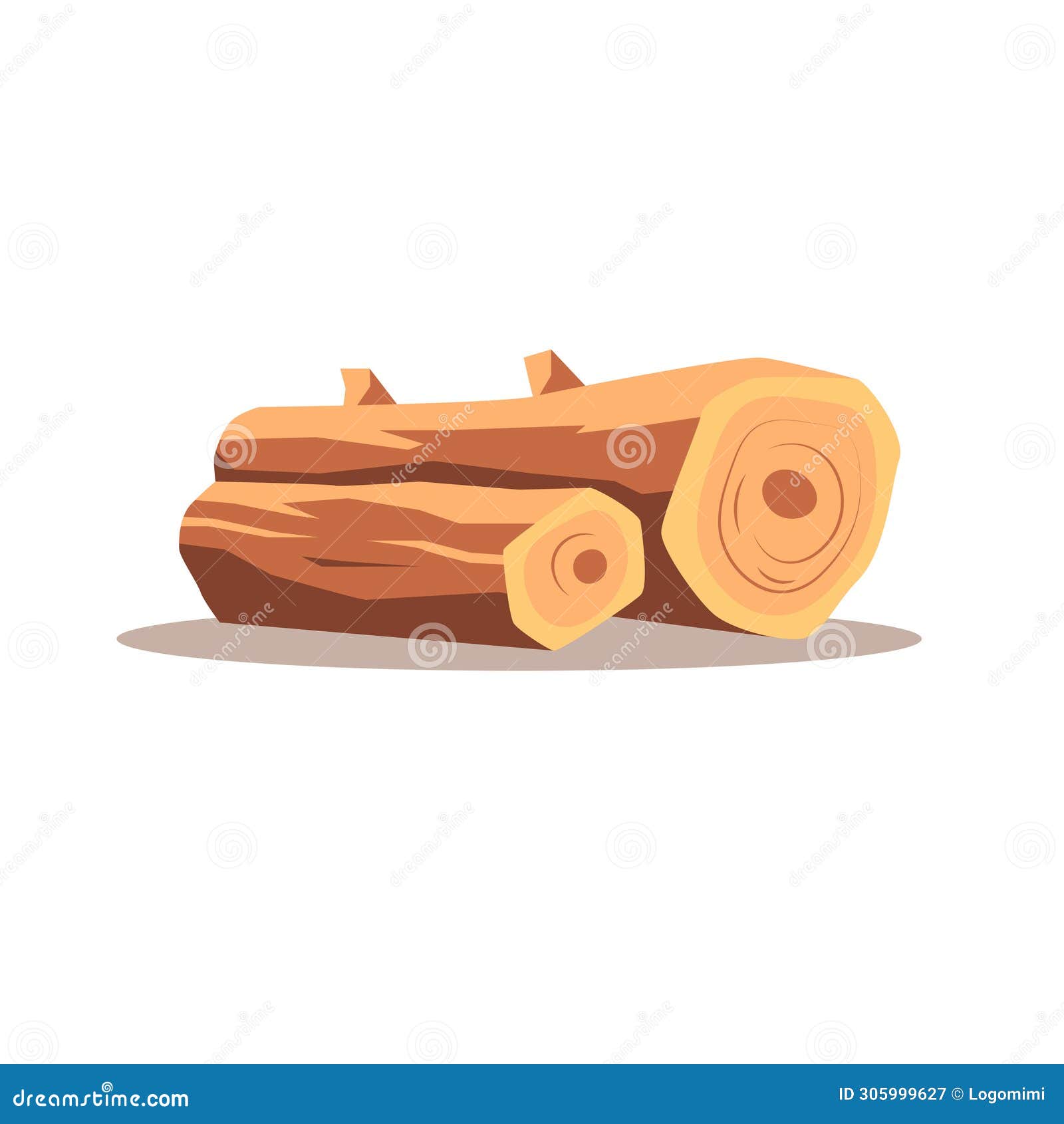 Pile Wood Log, Stack Firewood Vector Illustration Stock Vector ...