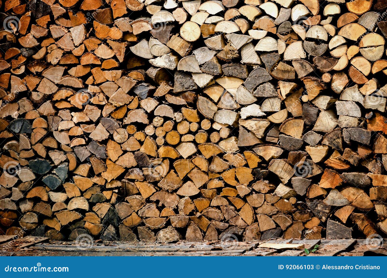 Pile of wood log stock image. Image of logging, trunk - 92066103