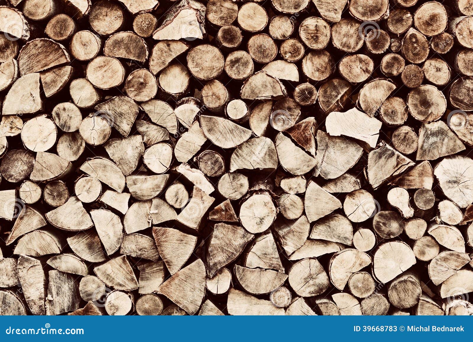 Cut Wood Logs In Snow Stock Photo | CartoonDealer.com #63996660