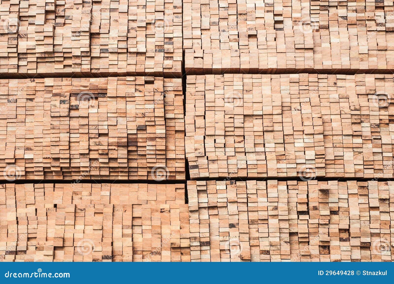 Pile of Wood Stored in Stock Stock Photo - Image of decorate, design ...