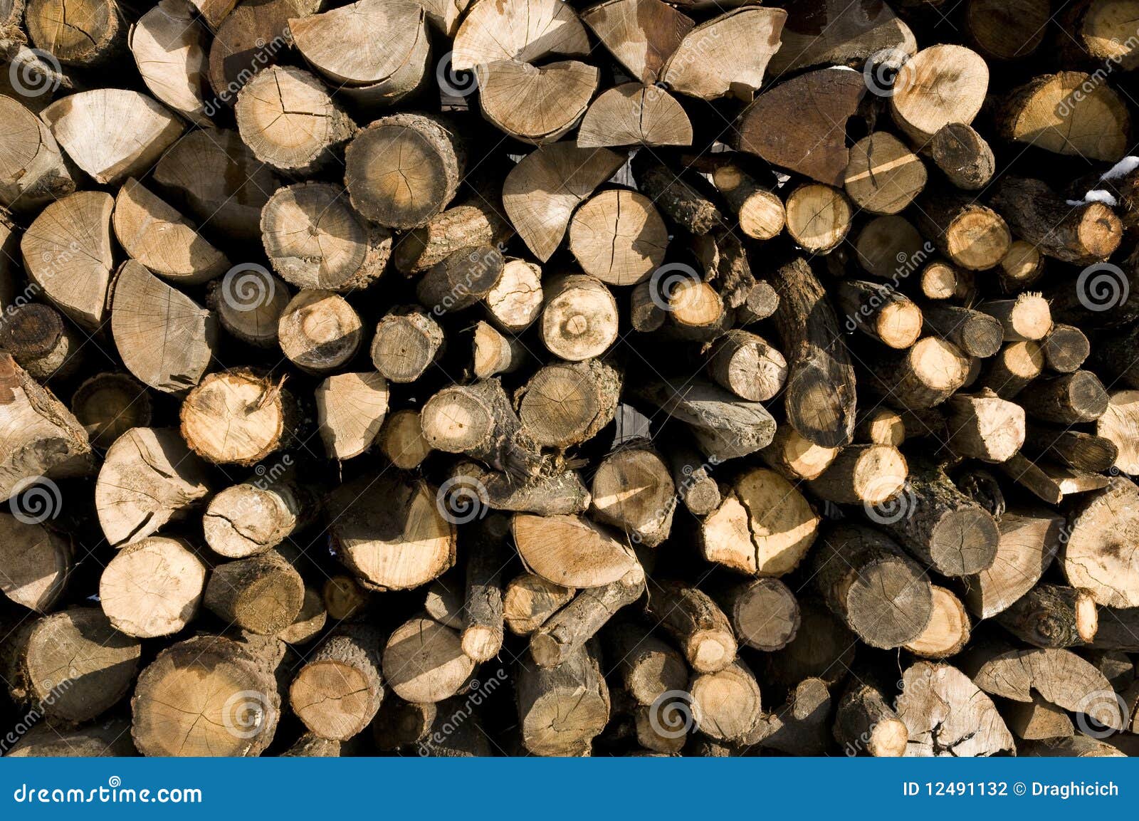 Pile Of Wood Texture Stock Photography | CartoonDealer.com #12491132