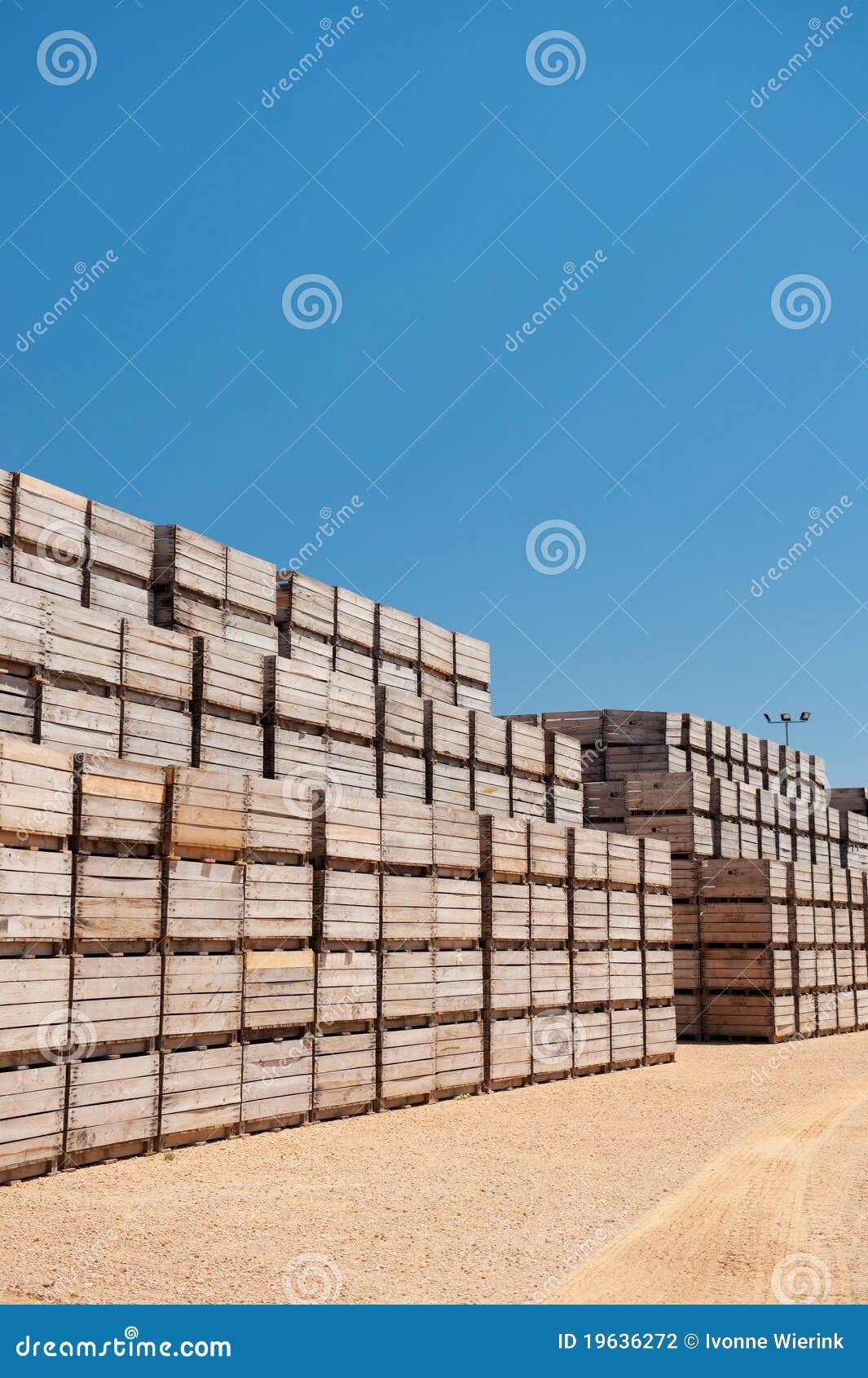 Pile of wooden crates stock photo. Image of agriculture - 19636272
