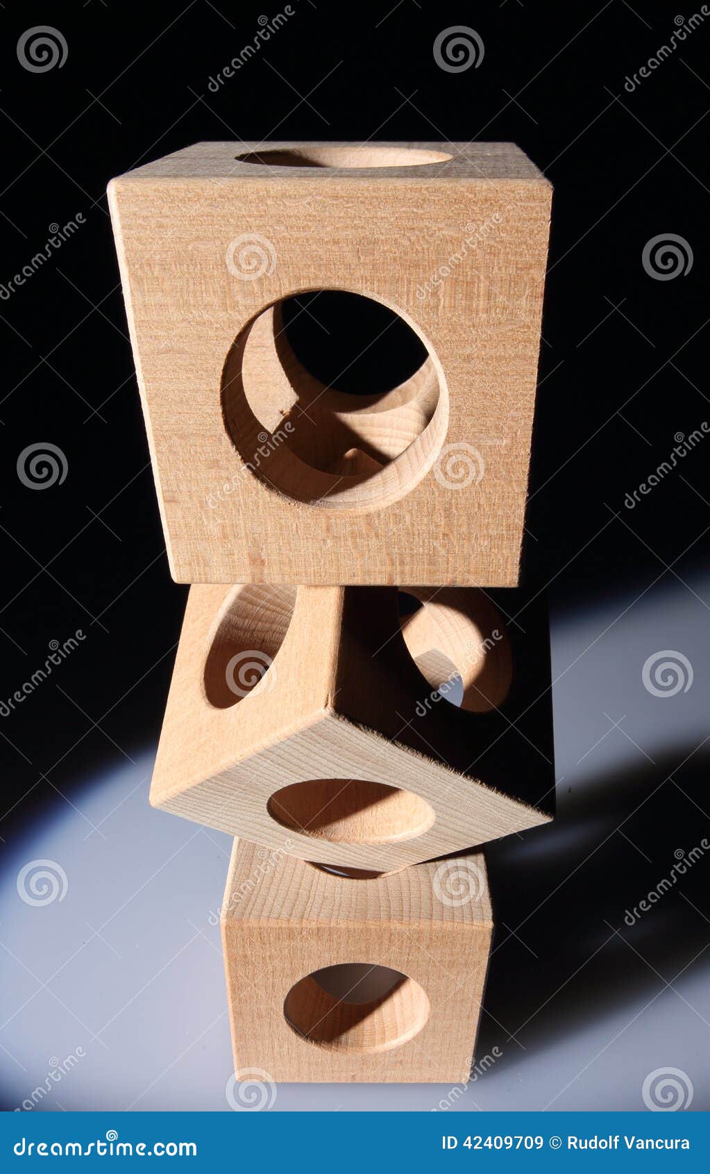 Pile of wooden cubes stock image. Image of grain, abstract - 42409709