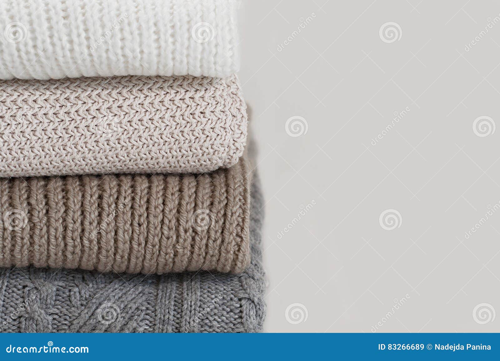 Pile of wool sweaters. stock image. Image of design, cozy - 83266689