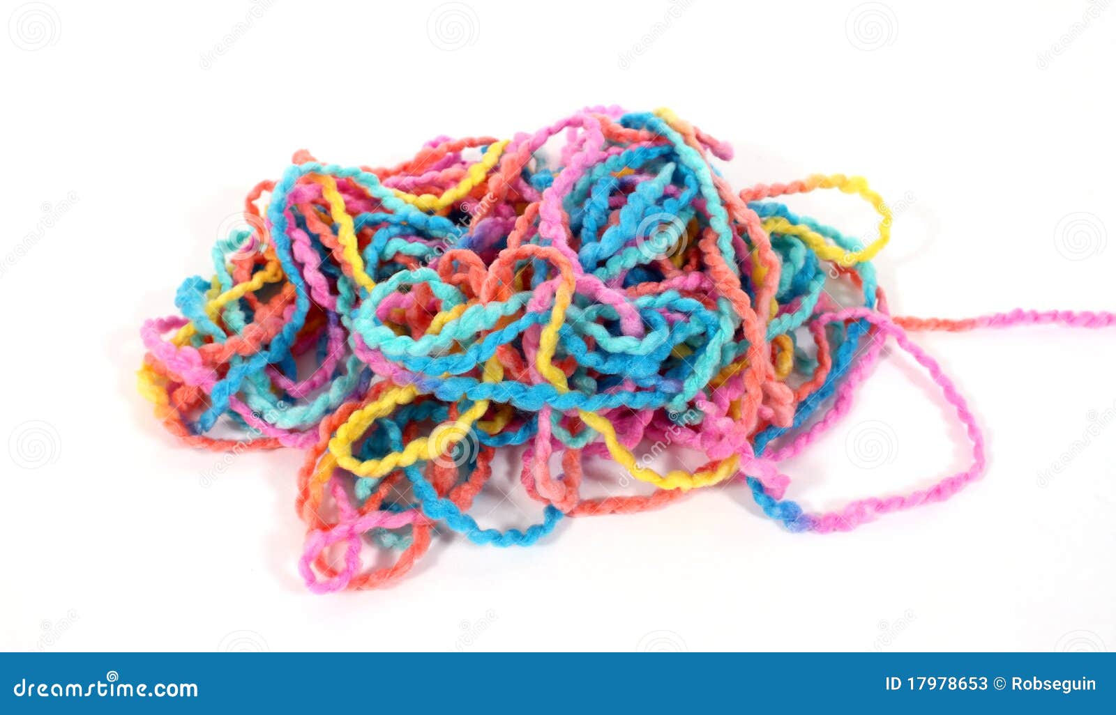 Pile of yarn stock image. Image of needlework, craft - 17978653