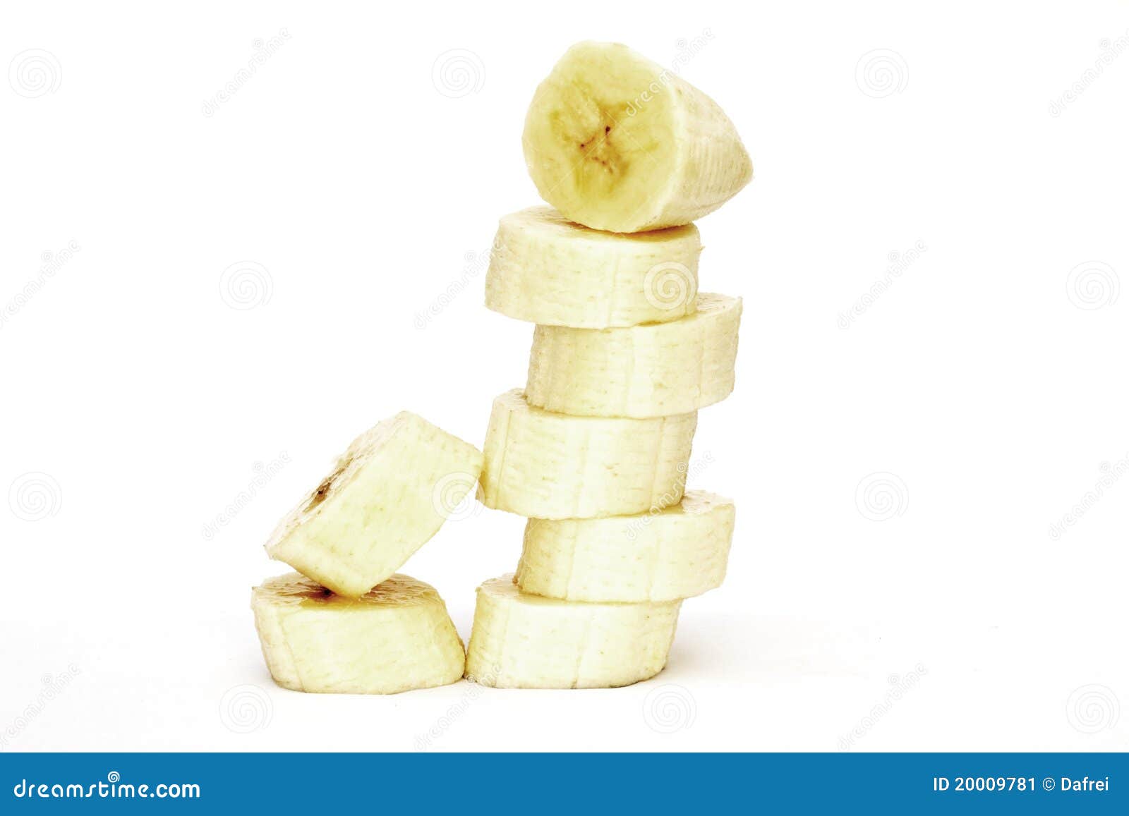 Piled banana slices stock image. Image of organic, sports - 20009781