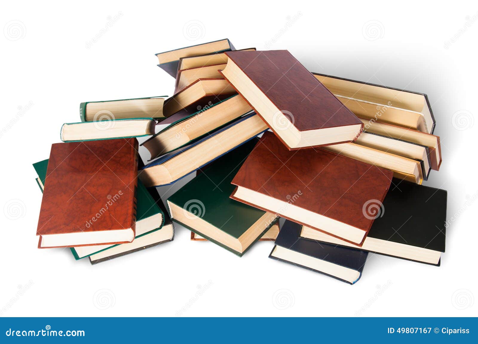Piled on a Bunch of Old Books Top View Stock Image - Image of closeup ...