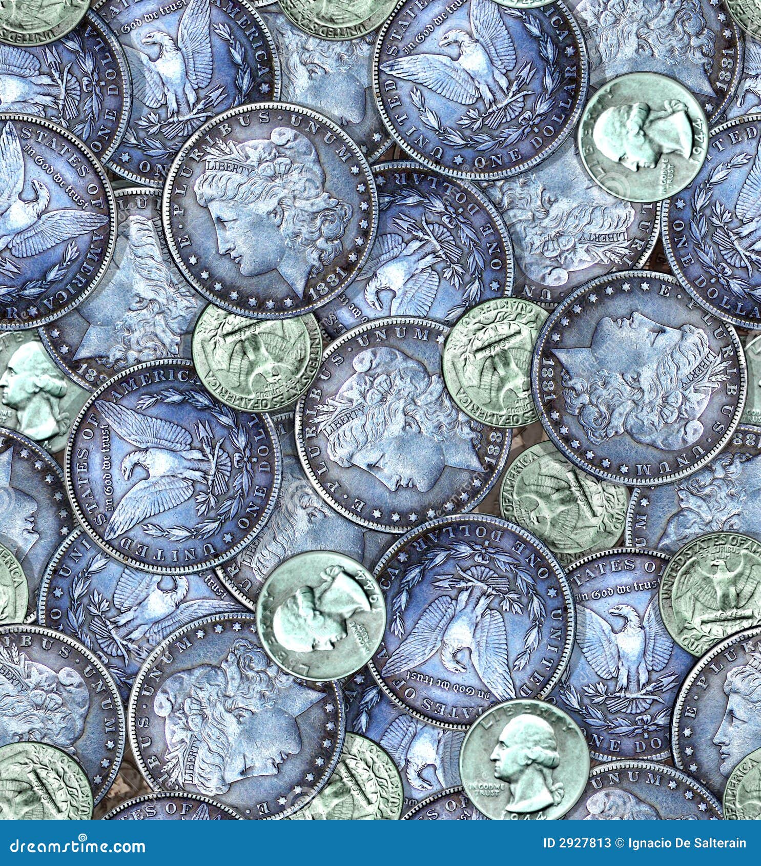 Piled coins pattern stock illustration. Illustration of currency - 2927813