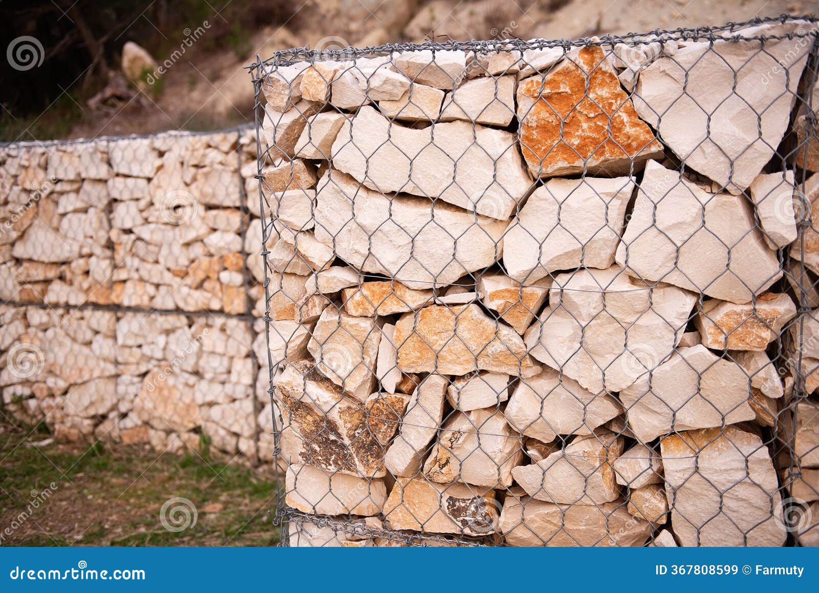 Stones And Mesh. Stock Image | CartoonDealer.com #70007101